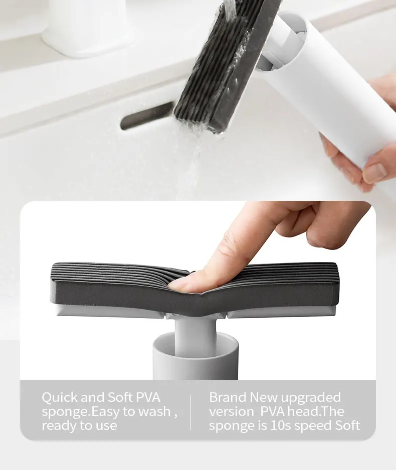 Innowell Desk Brush Portable Self-squeezing Kitchen Mini Cleaning Mops ...