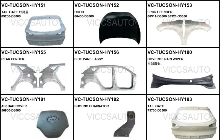 OEM 86511-D3100 for Hyundai Tucson 2016 - Front Bumper