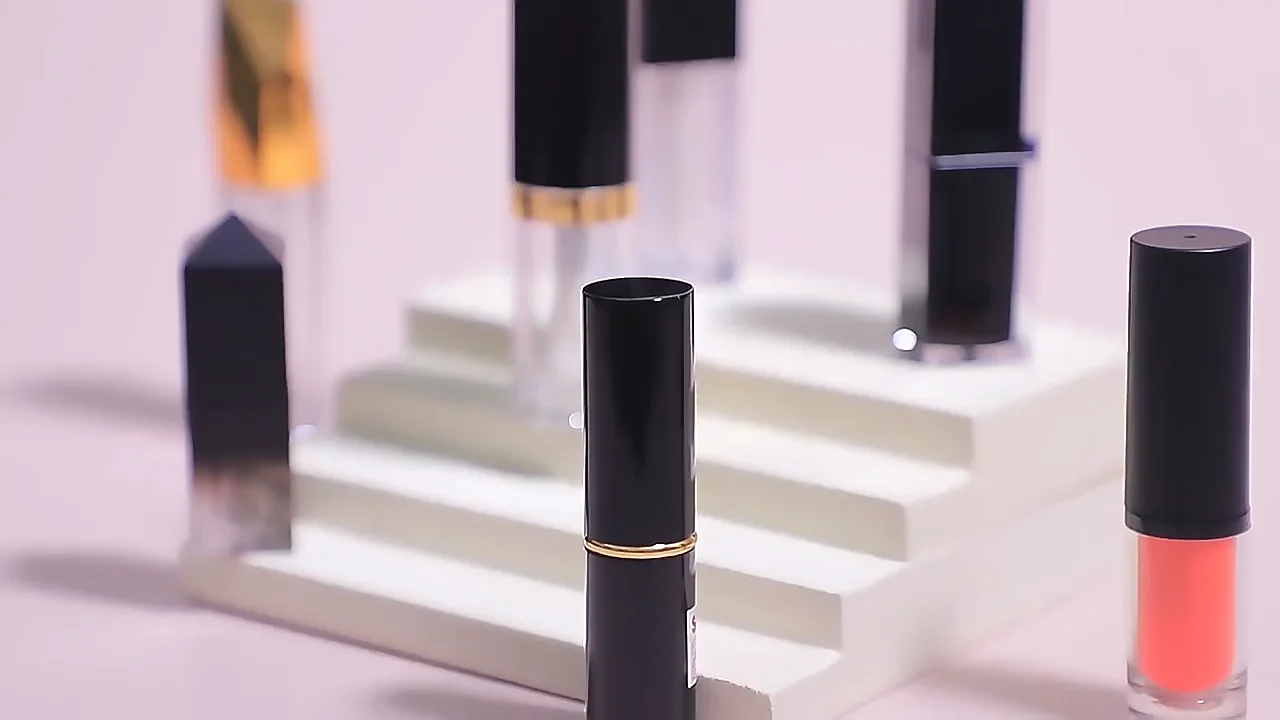 Empty Liptint Cube Container Square Fully Transparent Petg Lip Gloss ...