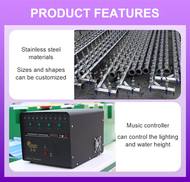 Variable Speed Programmable Water Fountain for Pools