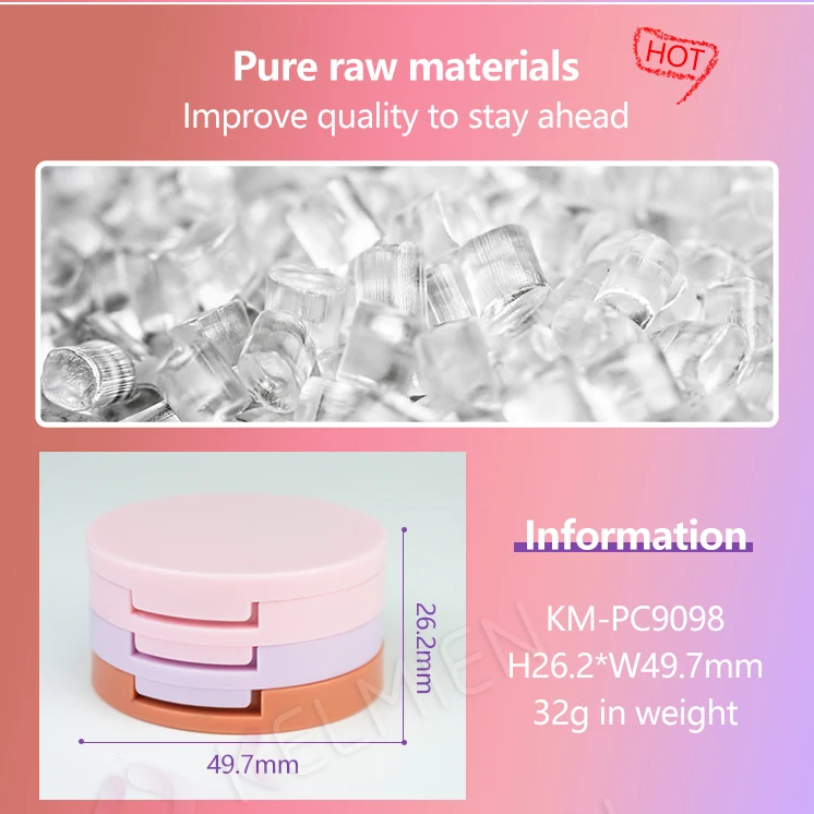 Multi Layers Pressed Powder Blush Compact case Packaging Several Layers ...
