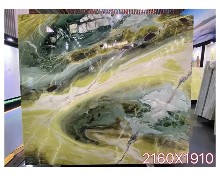 Dreaming Green Marble Slab - Luxury for Kitchen Countertops