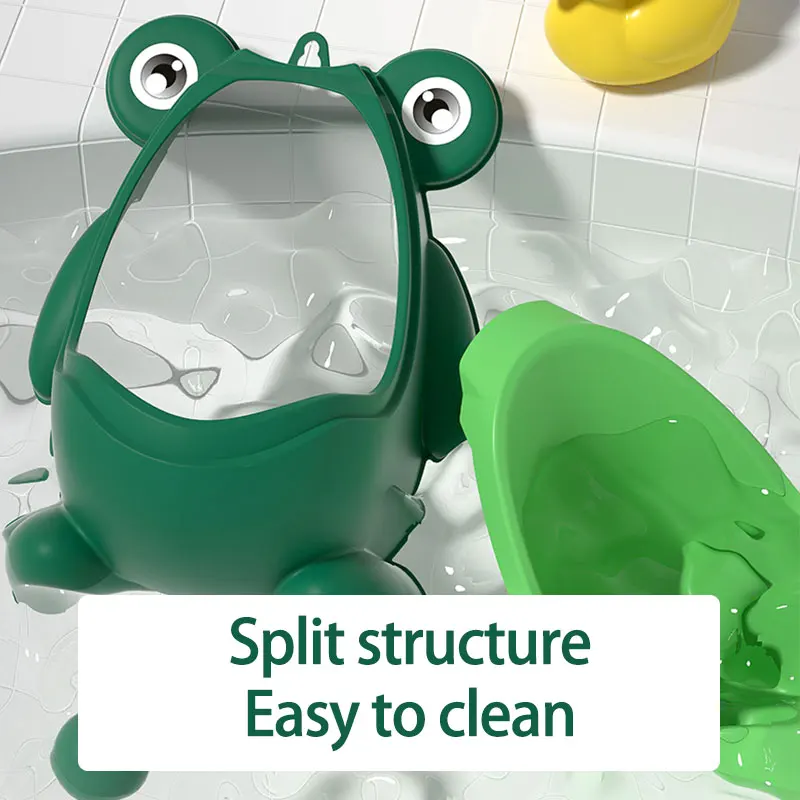 Wall-mounted Plastic Potty Toilet Trainer Green Frog Boys Infant ...