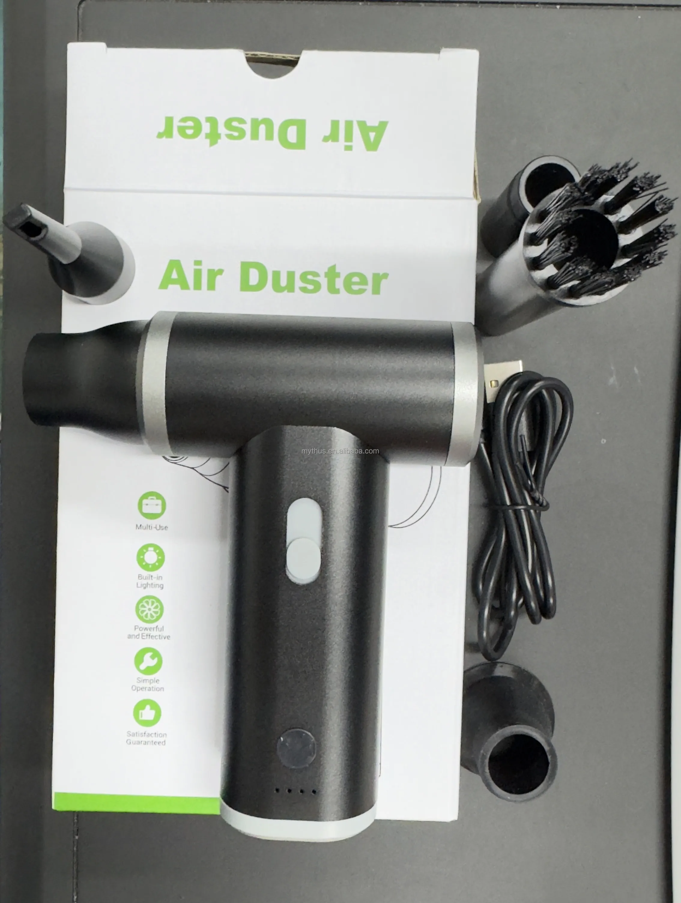 Powerful Turbo Mini Air Duster - Wireless Hair Blower for Salon & Home ...