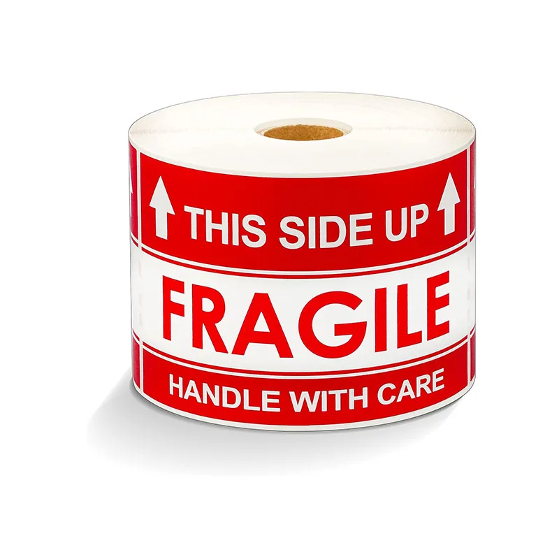 This Side up Arrow Handle with Care Warning Shipping Labels Strong ...