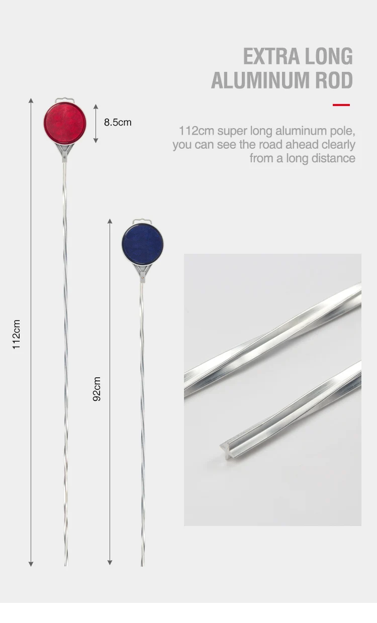 48 Inch Driveway Reflectors Snow Makers Double Sided Reflective ...