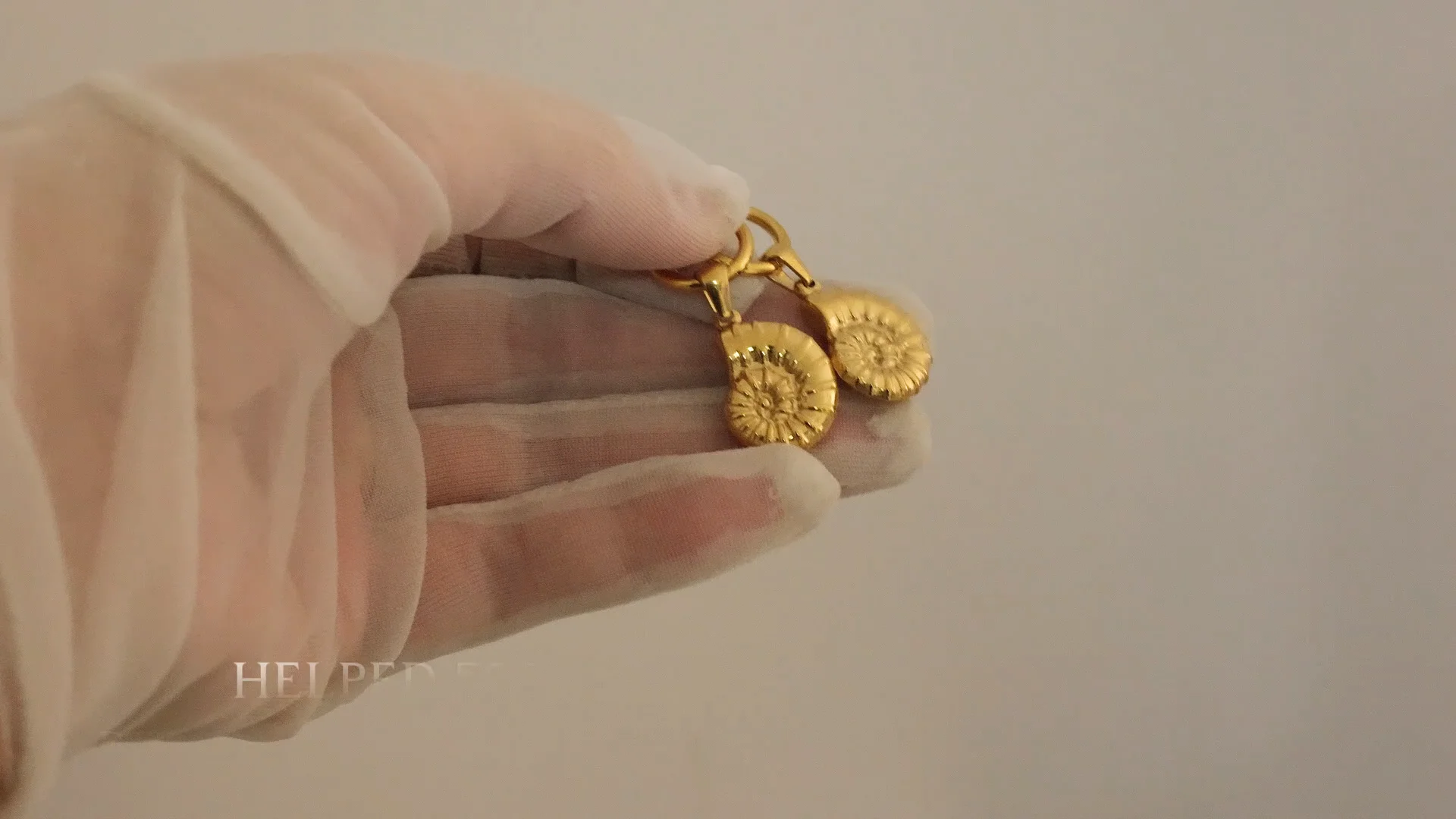 Fashion Sea Ocean Conch Snail Shell Charm Earrings Waterproof Gold ...