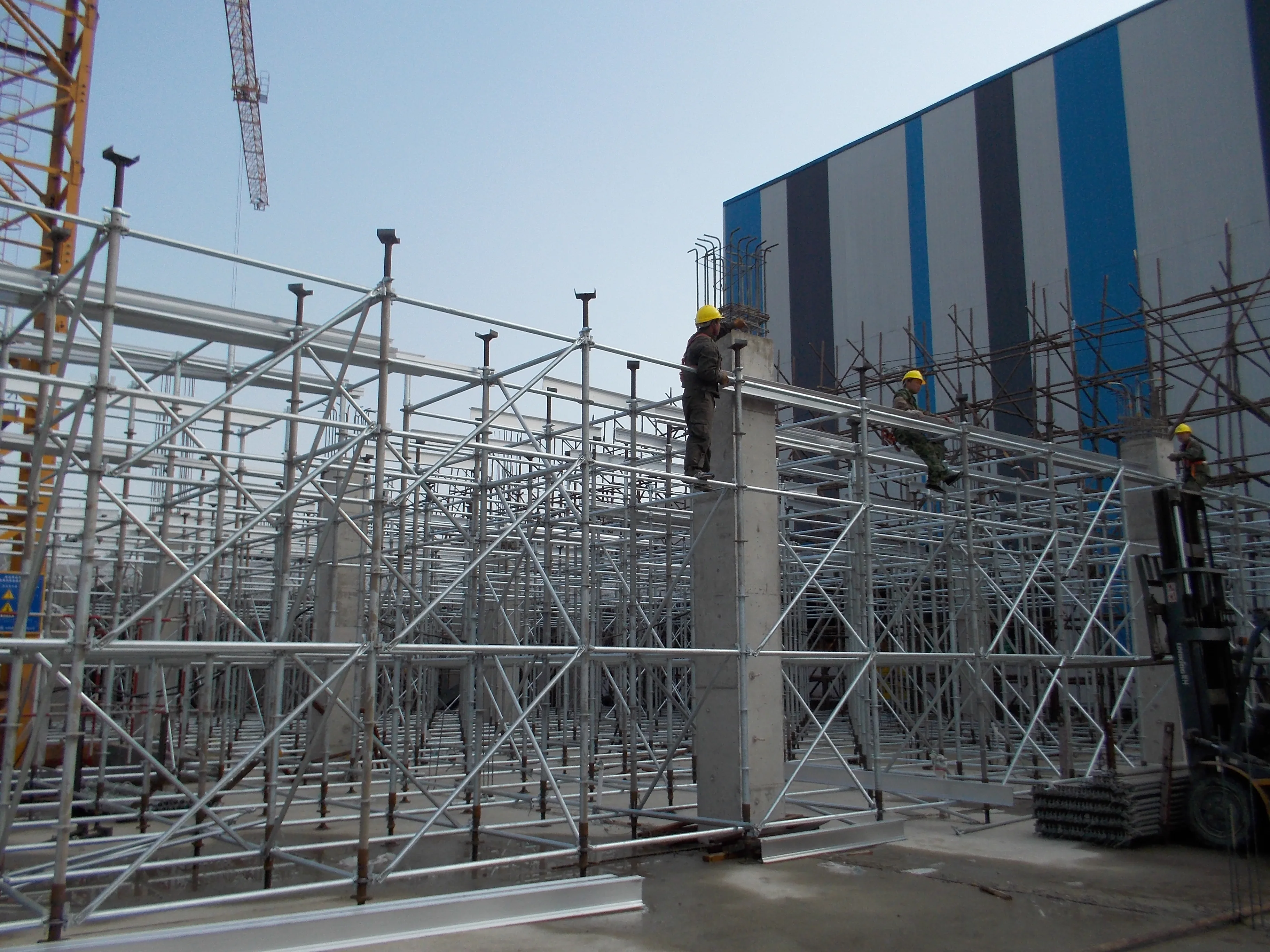 Tecon Building Construction Scaffoldings Facade Scaffolding Tower Ready ...