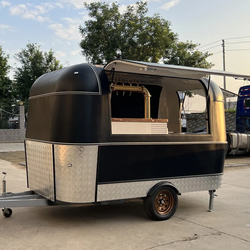 Business Beer Trailer Wine Beer Cart Mobile Bar Ape Food Trailer for ...