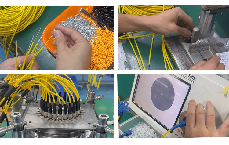 10 Gigabit Ftth Indoor Pigtail 2.0mm 3.0mm Om3 Om4 Lc Type Connector ...