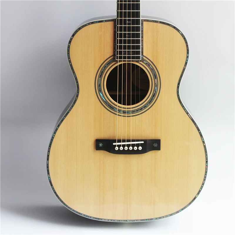 Handmade OM Style 40 Inch Acoustic Guitar with Rosewood