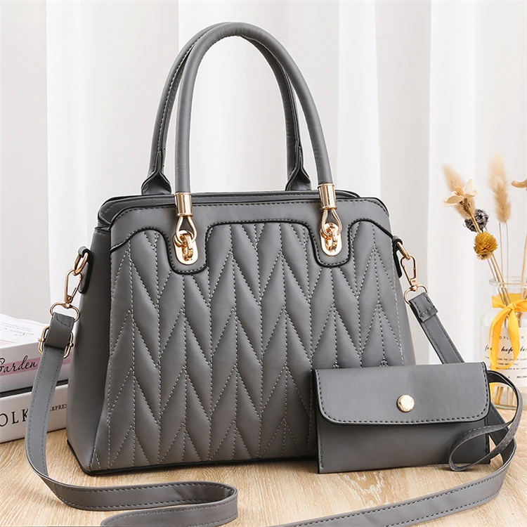 RU 2022 New Set Bags Arrival Unique Woman Cheap Ladies Handbag Pu ...