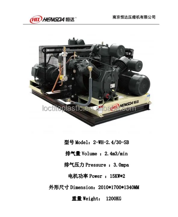 High Pressure Air Compressor WH-1.2/30 - Reliable & Efficient
