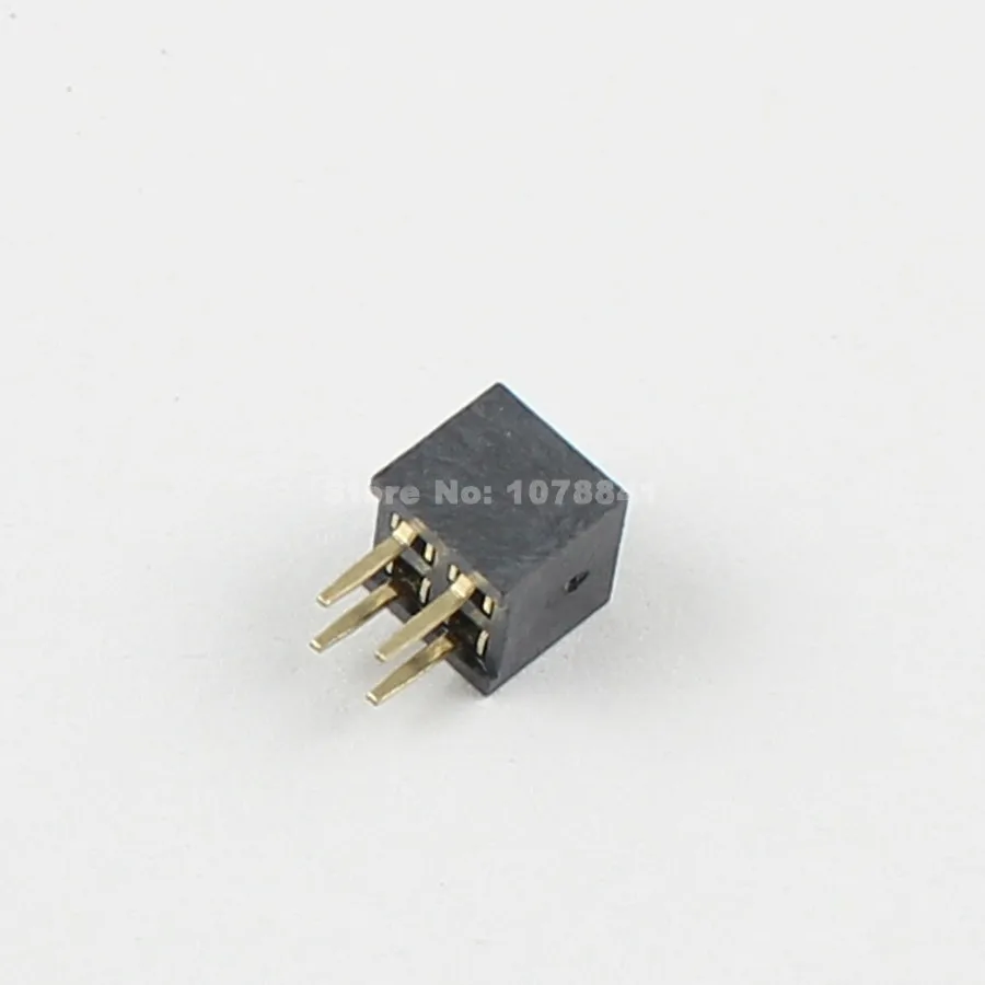 2mm 2.0mm Pitch 2x2 Pin 4 Pin Female Double Row Straight Pin Header ...