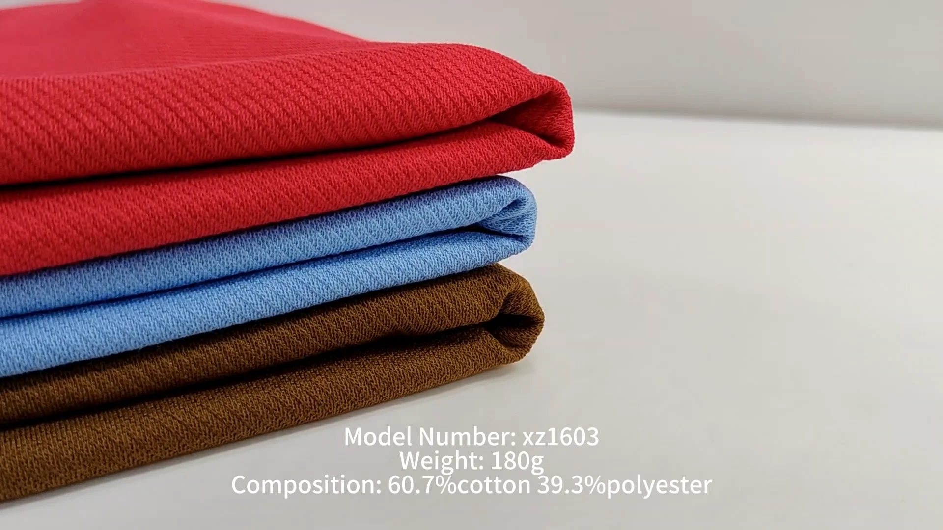 Custom Multi-color High End 60.7% Cotton 39% Polyester 180g Twill ...