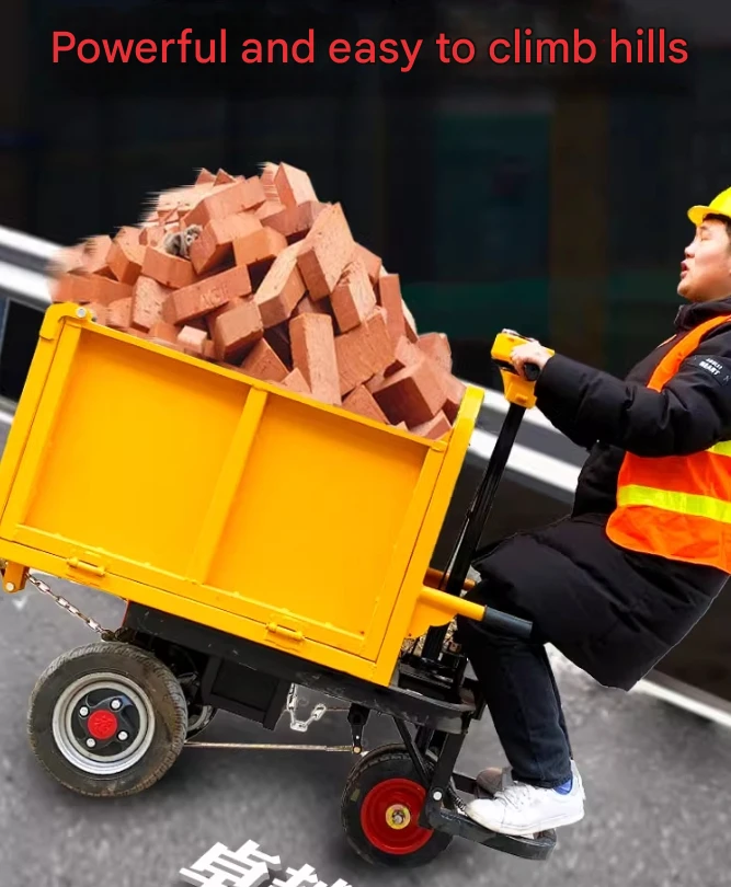 Ash Bucket Truck Electric Pallet Trolley with 3 Wheels - OEM
