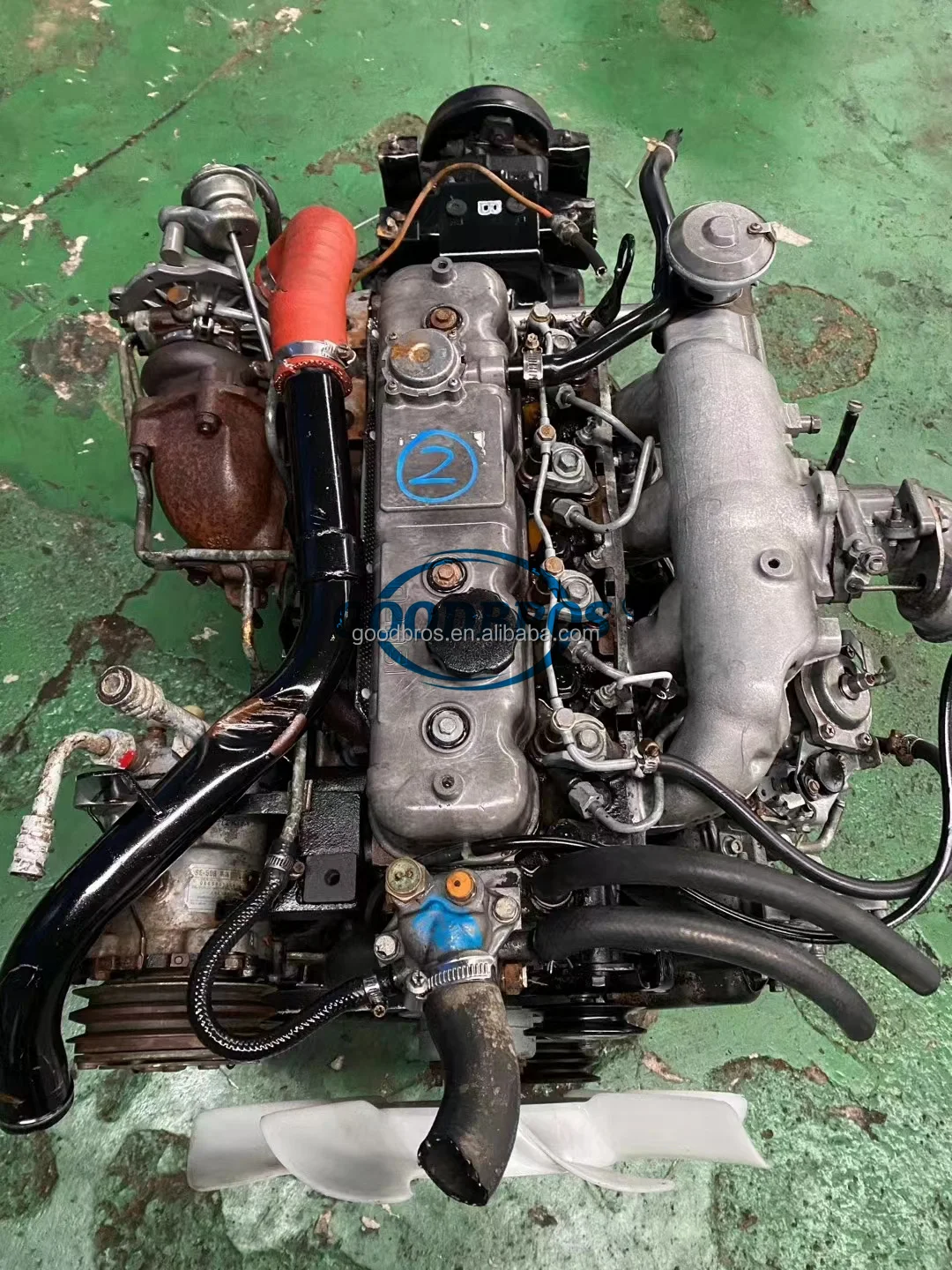 Used Japanese 4JB1 Isuzu Engine - Non Turbo Diesel Power