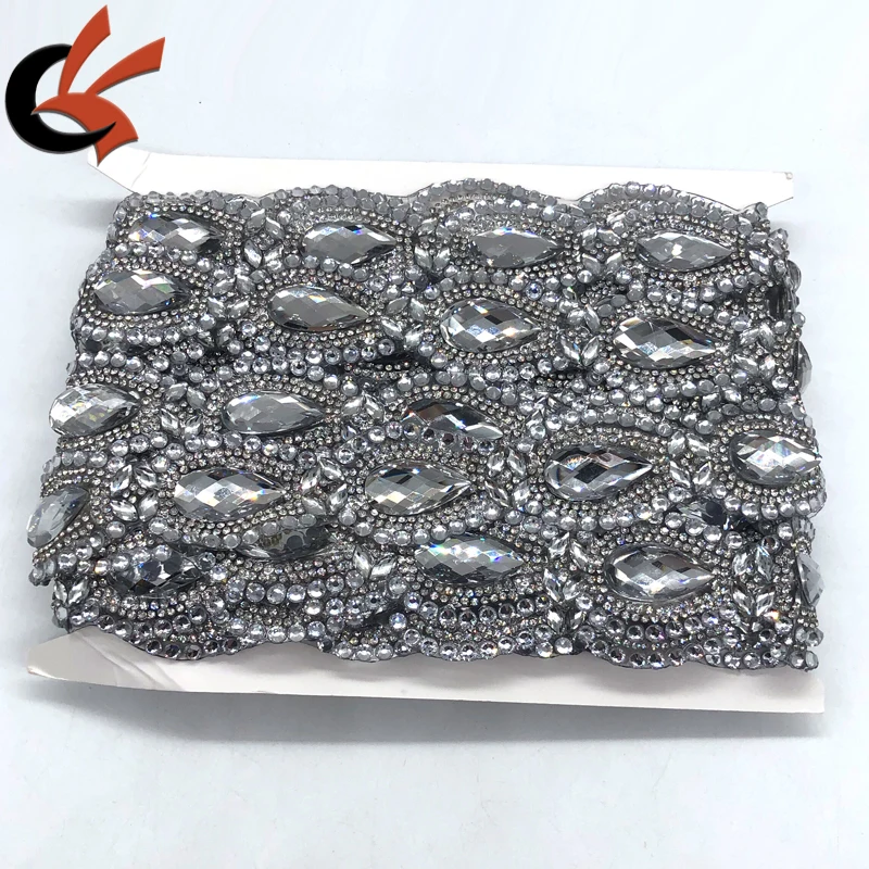 Iron On Carnival Costume Decoration Trims Full Crystals And Resin Gems ...
