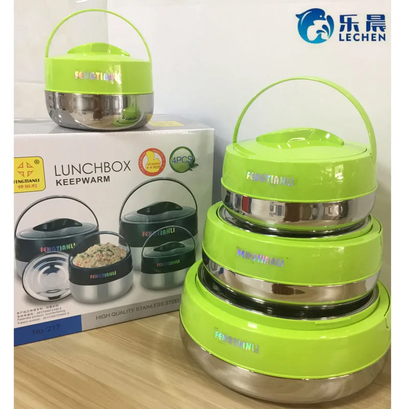 Stainless Steel Box Hotpot Food Warmer Double Heat Preservation Pot Can ...