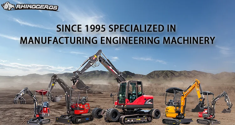 Rhinoceros 4 Ton Crawler Excavator XN35 XINIU Mini Excavators 4000KG ...