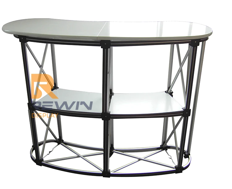 Exhibition Desk Custom Printing High Quality Tradeshow Counter Display ...