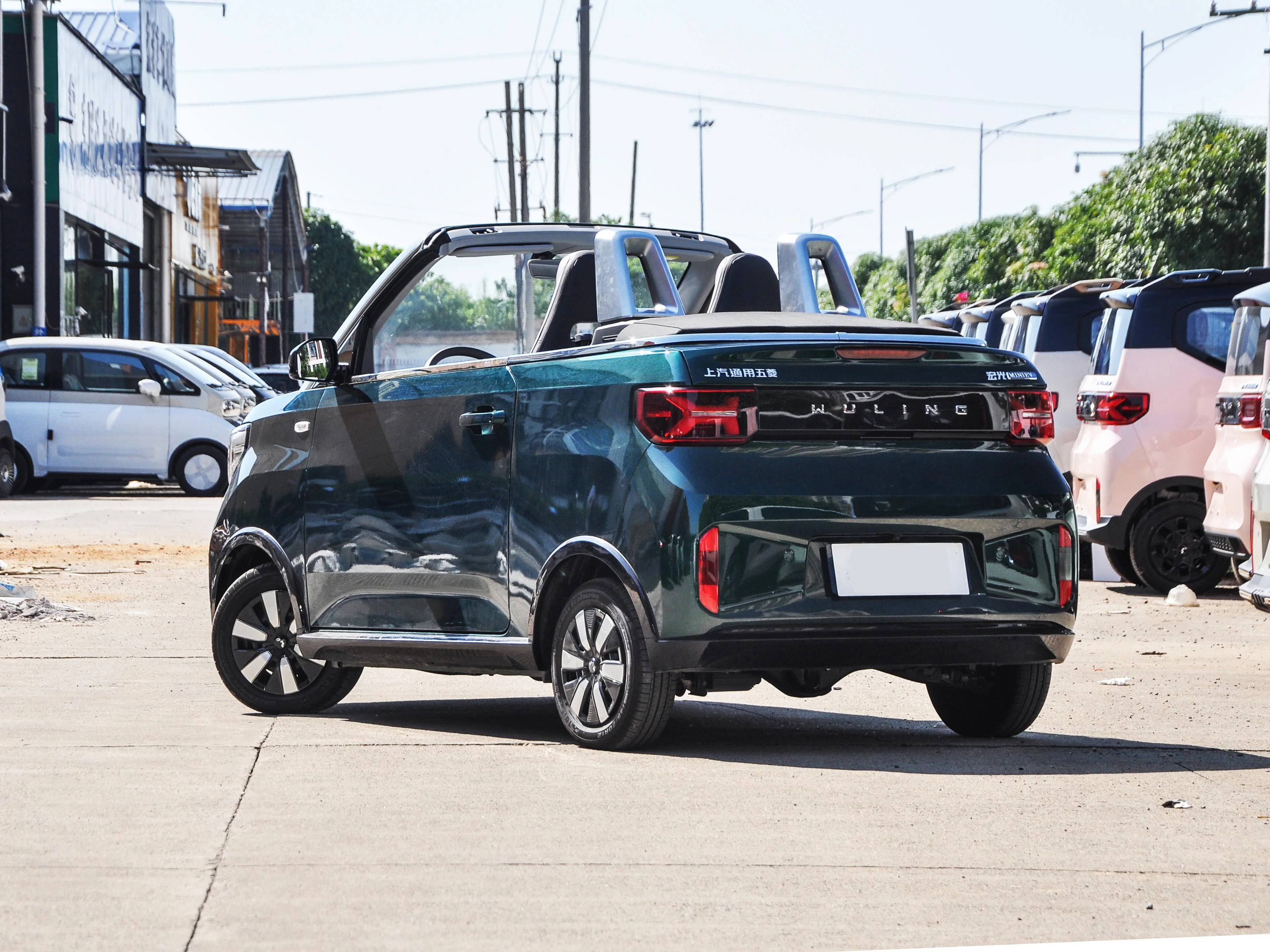 Wuling Hongguang Mini Ev Cabrio Convertible Cheapest Cabrio 2 Seats ...