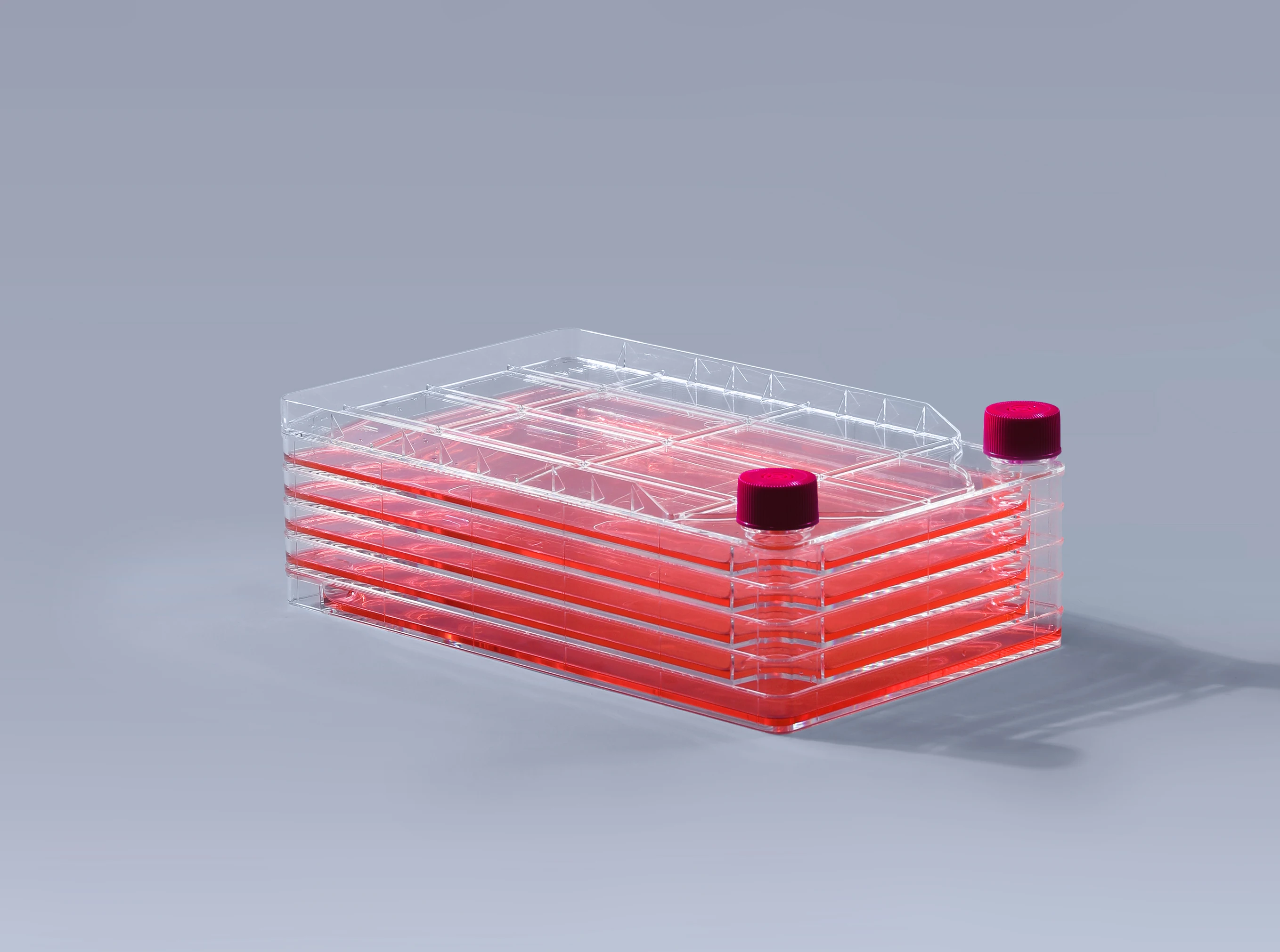 Plastic Sterile Tissue Culture Instrument Multi Layer Cell Culture ...