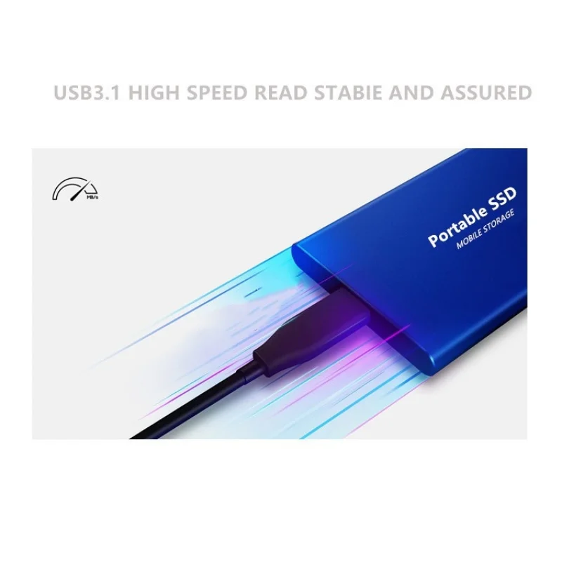 128tb Portable Ssd Type-c Usb 3.1 8tb 16tb 32tb 64tb Ssd Hard Drive ...