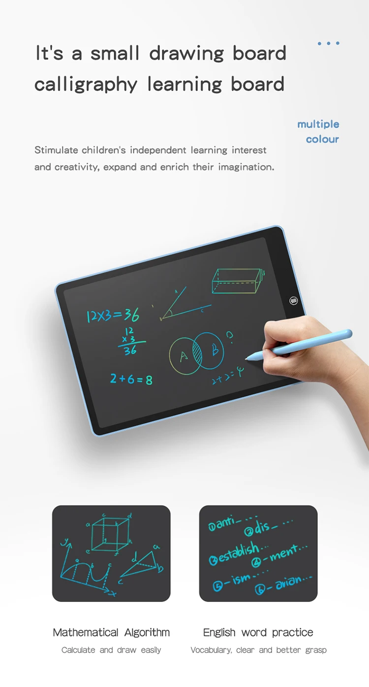 12 Inch Educational Toys For Kids Children Drawing Board Electronic ...