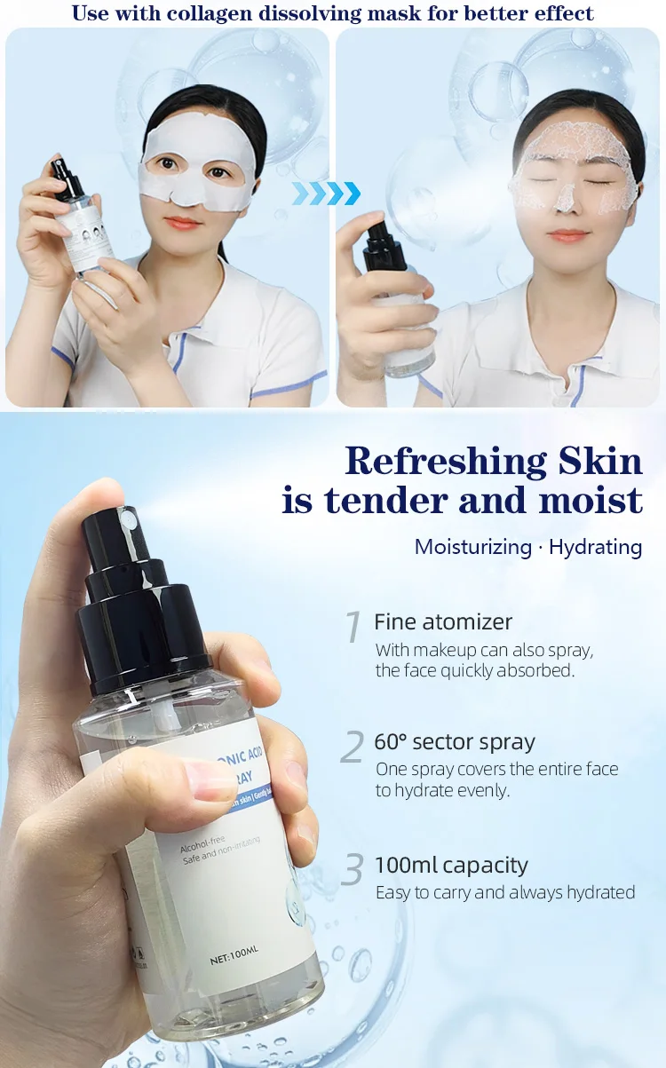 Face Collagen Nourishing Mist Spray - Soothing & Hydrating