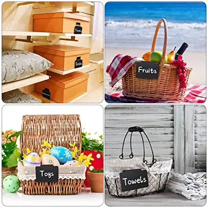 Basket Labels Clip on Removable for Pantry Labels Storage Bins ...