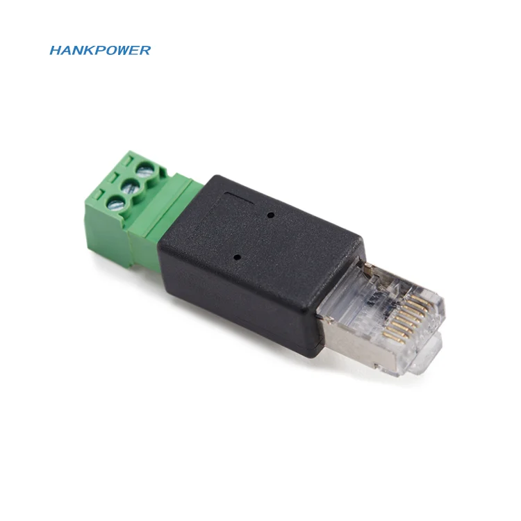 Rj45 To Rs485 3-pin Screw Connector | Oem Customizable Connector