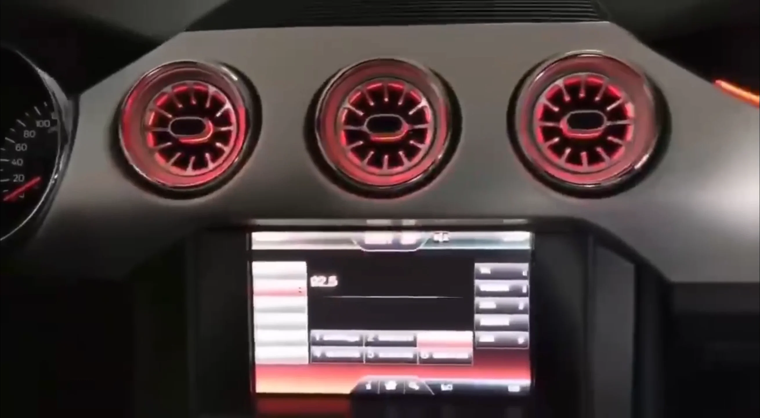 Led Interior Turbine Air Vent Atmosphere Lighting 64 Colors Ambient ...