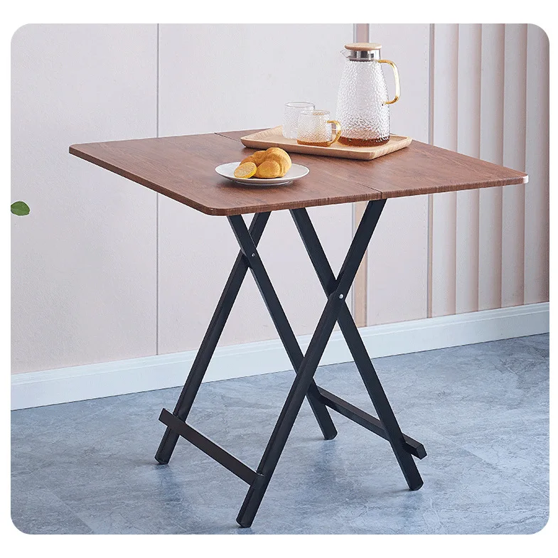 Modern dining room furniture folding movable dining table saving space ...