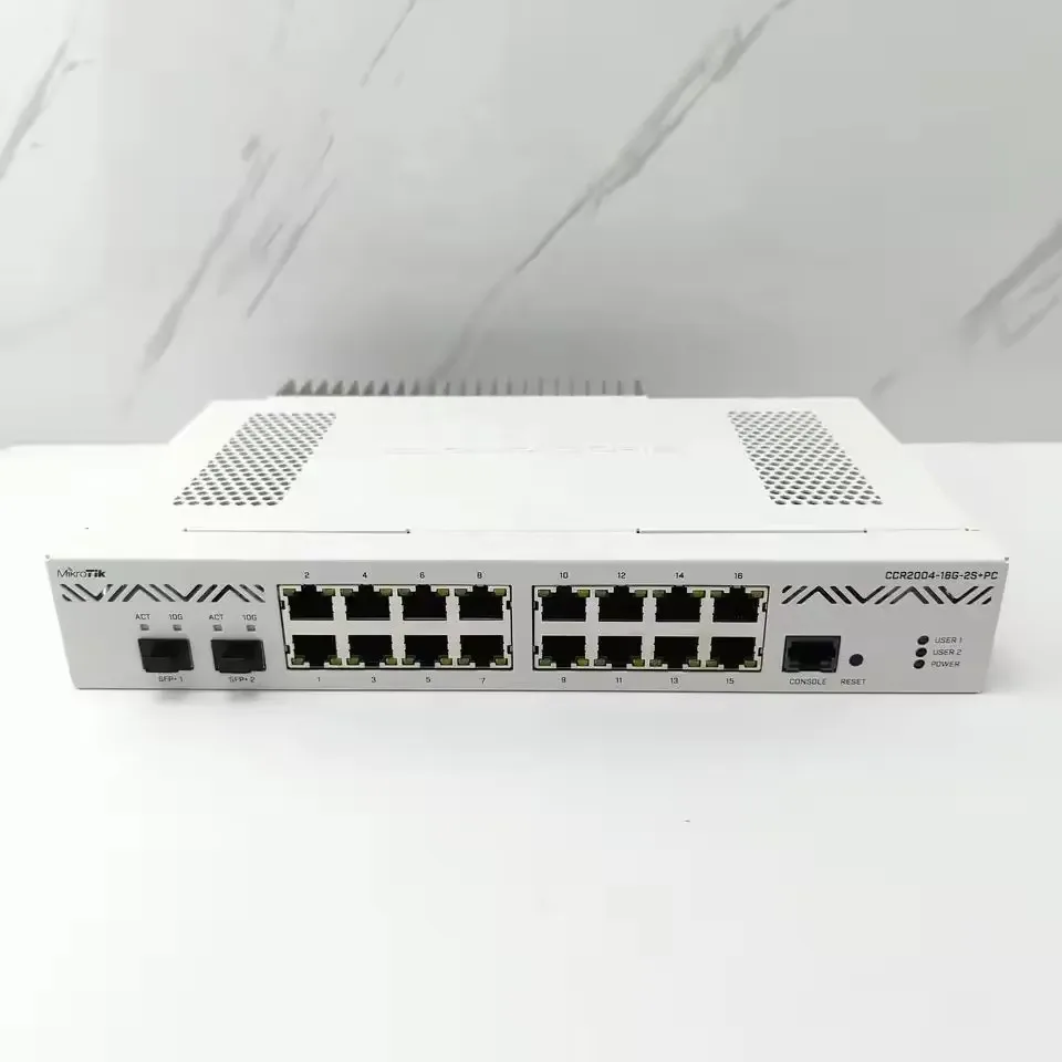 Mikrotik Ccr2004-16g-2s+pc 16x Gigabit Ethernet Ports,2x10g Sfp-plus ...
