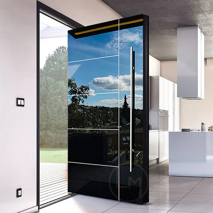Australian Design Large Modern Solid Wood Entry Pivot Door - Durable ...