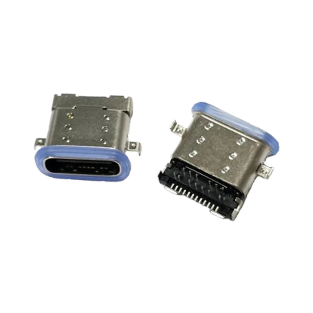 PCT CF-140 USB Type C 6P Female Receptacle Connector Waterproof 5A ...
