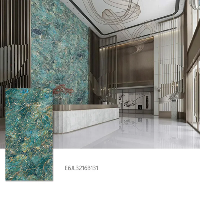 New Design Luxurious Hotel Lobby Large Size 1600x3200mm Glazed Polished ...