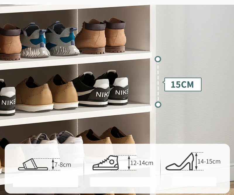 Simple Door Design Layered Partition Shoe Rack For Home Storage ...