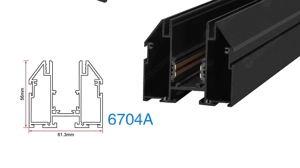 Stretch Ceiling Rail Led Magnetic Track Light Dc 48v Tension Fabric ...