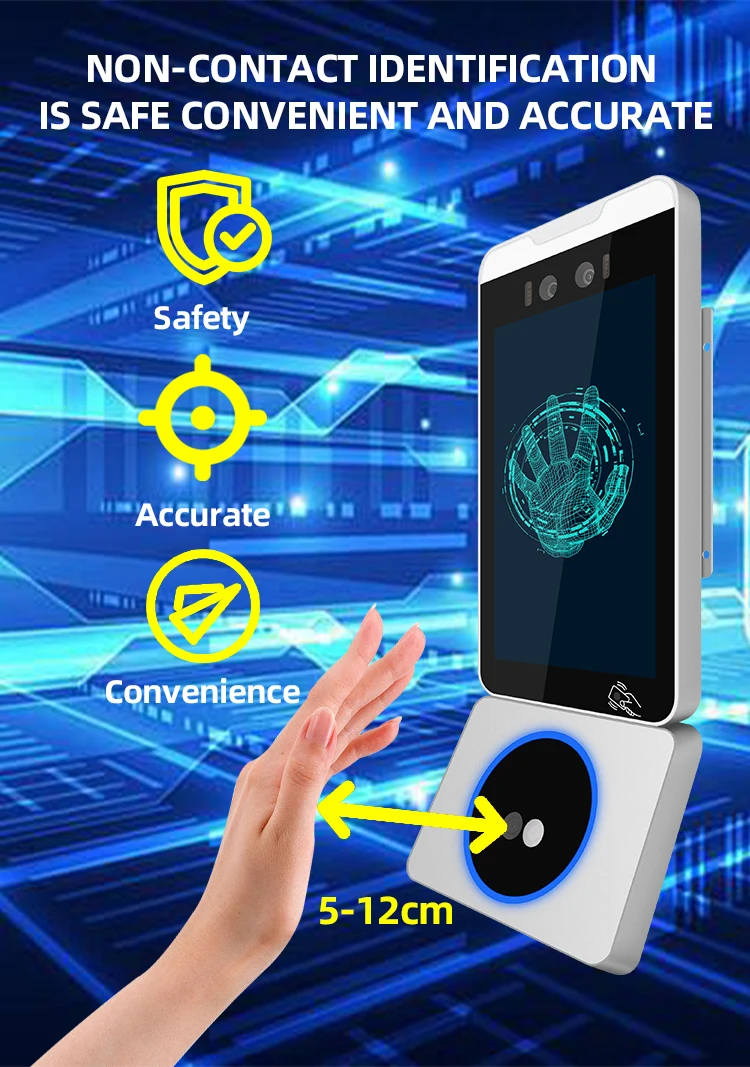 Sinmar Biometrics Palm Vein Recognition Machine Tcp/ip Network Wifi 4g Face Palmprint ...