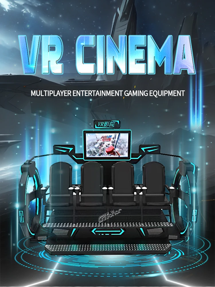 9d Vr Simulator 4 Seat Vr Cinema Other Amusement Park Products Virtual Reality Vr Simulator 9d ...