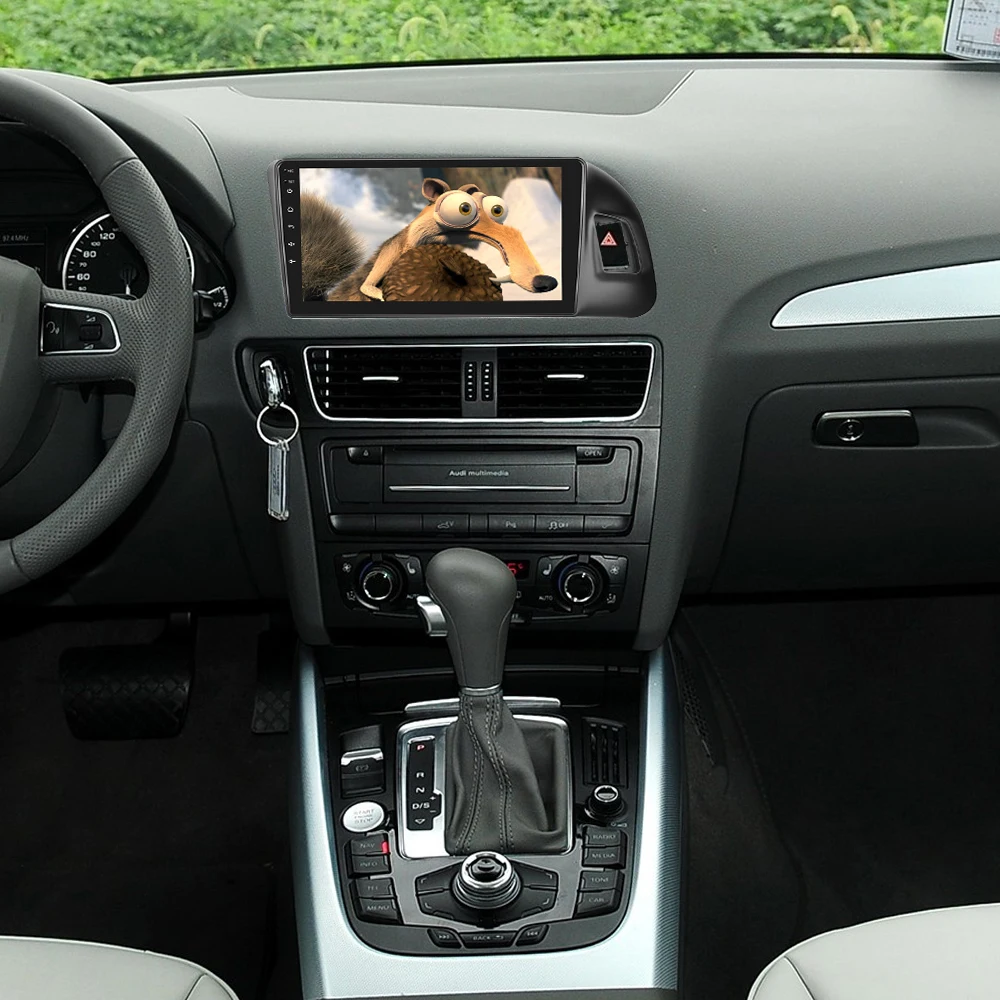 Podofo 9" Double Din Car Radio Fascia For Audi Q5 2010-2018 Dashboard ...