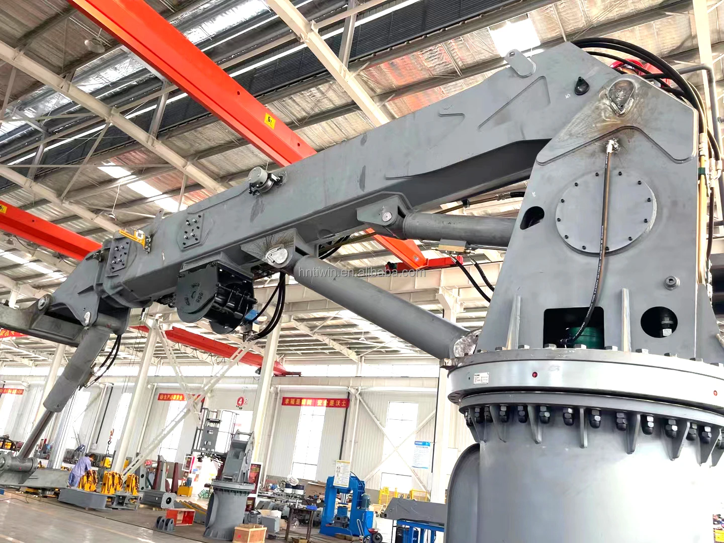 High Quality Telescopic Boom Barge Crane Cargo Loading and Unloading ...