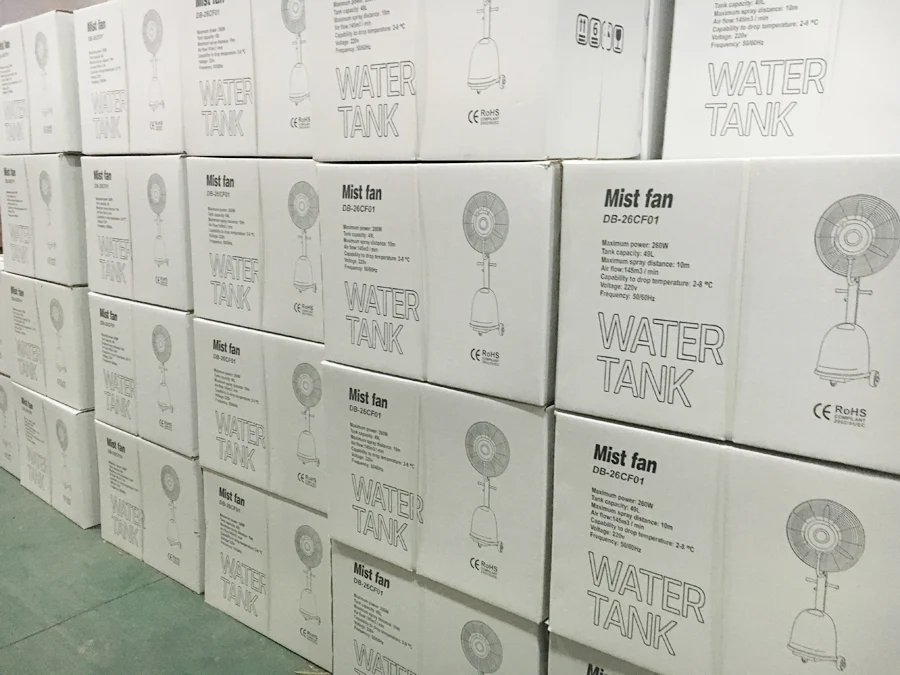 Cb Ce Saa Erp Saso Rohs Iso 26 Water Mist Fan With Water Spray For ...