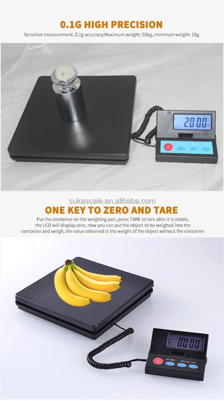 Digital Postal Weighing Scale 50kg Shipping Postal Scale Packaging ...