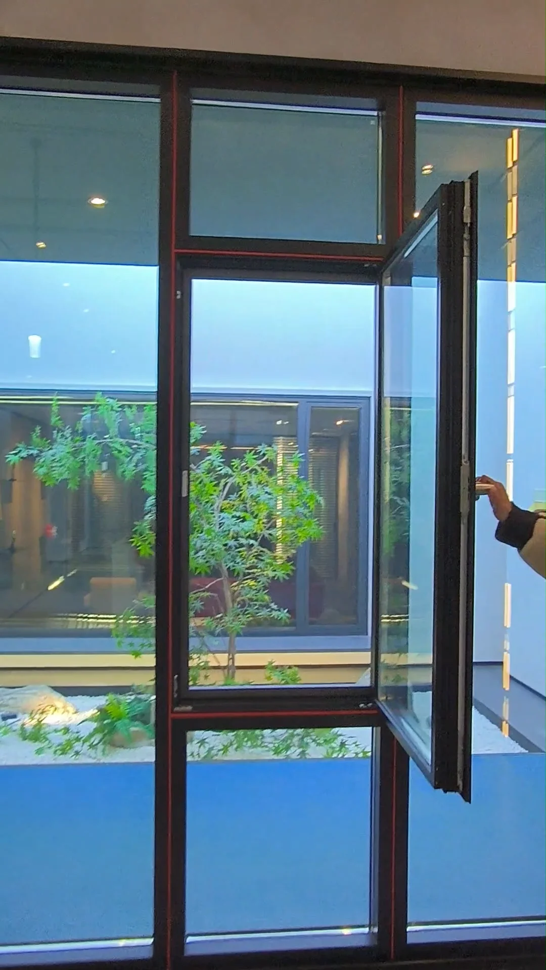 Customized Slim Frame Hidden Hinge Thermal Break Aluminum Tilt&turn ...