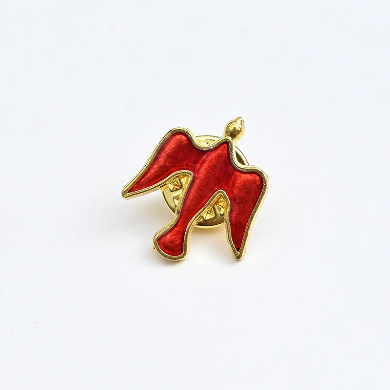 Dove Lapel Pin - Catholic Orthodox Gifts Gold Plated