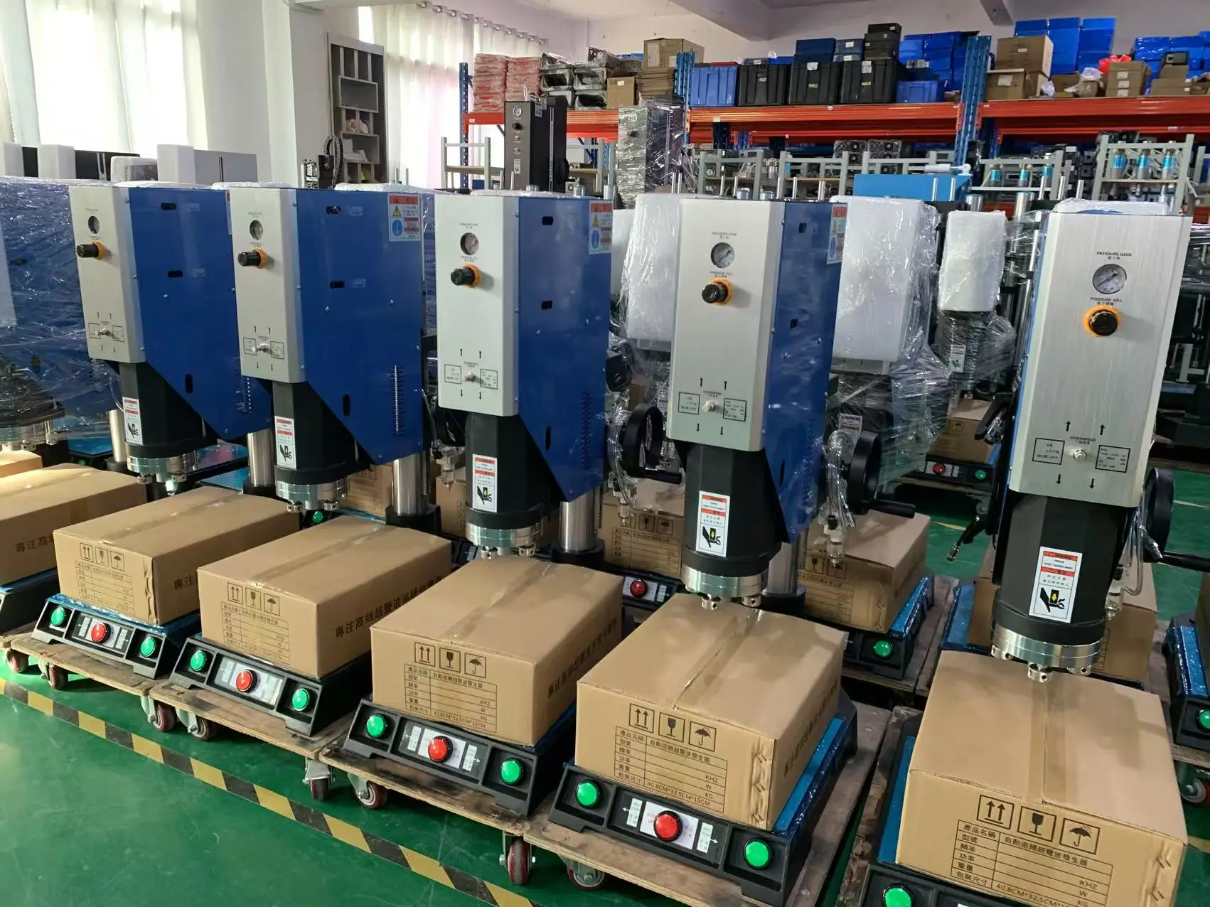 New PP Plastic Corrugated Box Case 15Khz Ultrasound Spot Welding ...