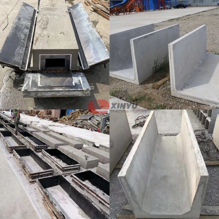 Concrete U Type Mould Precast Drain Ditch Mold Concrete U Shaped ...